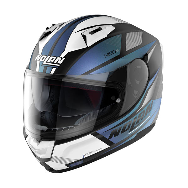 Nolan N60-6 Full Face Helmet - black/blue/white - XXL only – Scooterazzi